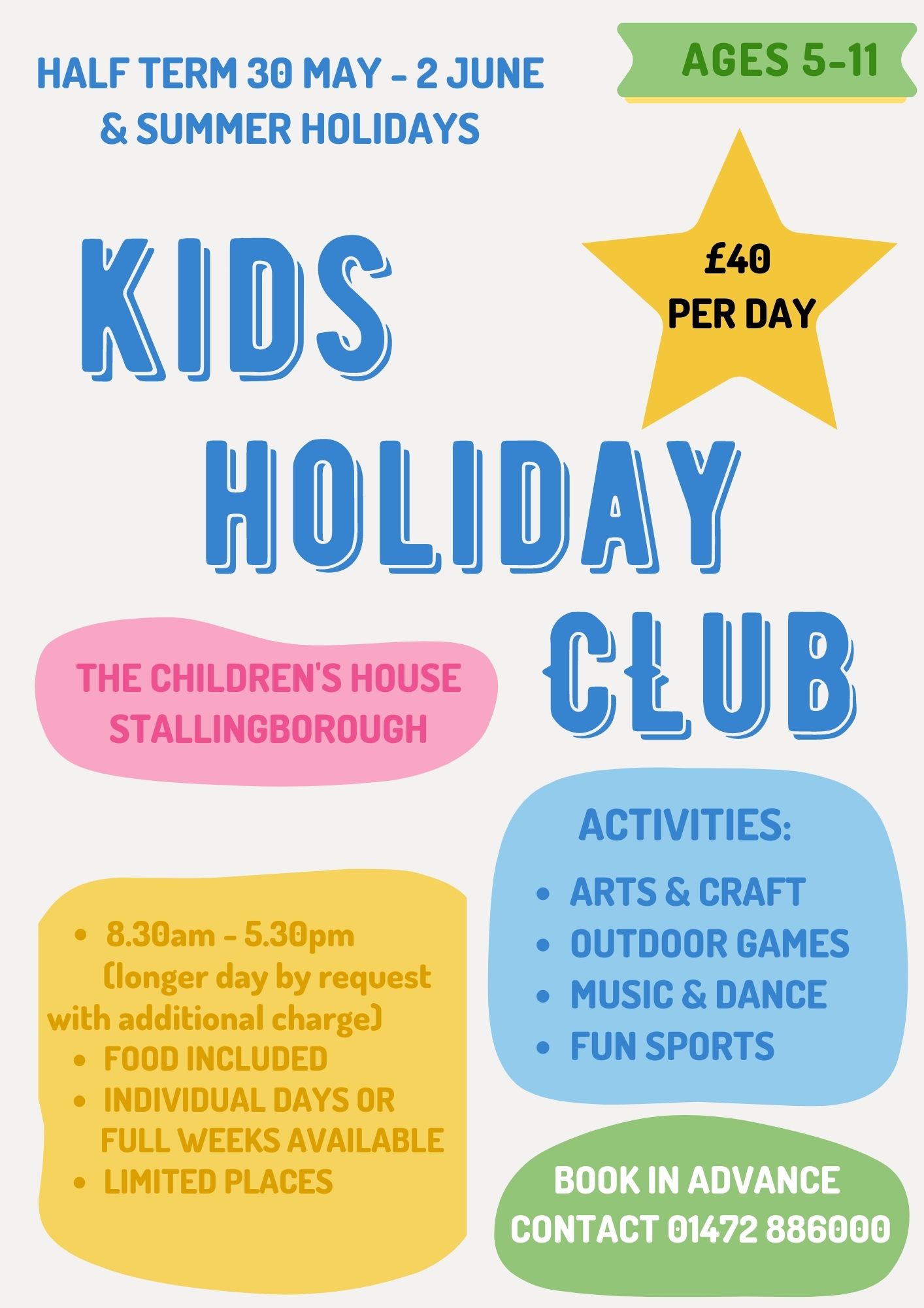 HOLIDAY CLUB | The Children's House
